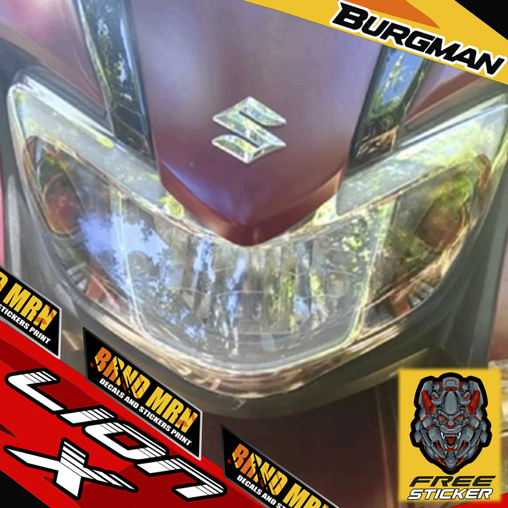 SUZUKI BURGMAN STREET 125 WINKER EYE STICKER TINT PROTECTOR XSERIES ...