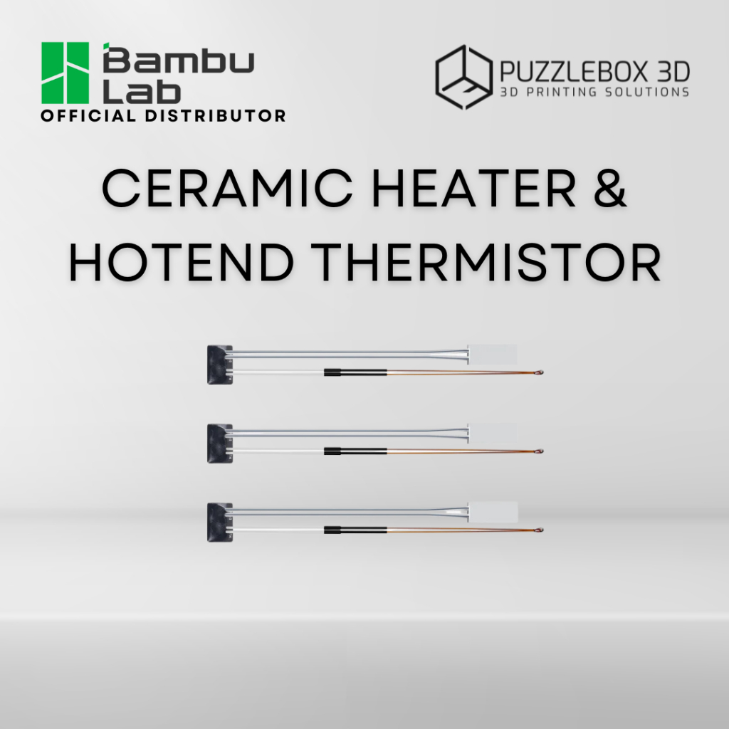 Bambu Lab Ceramic heater & Hotend Thermistor - P1 and X1 Series ...