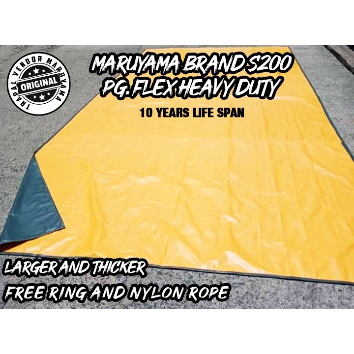 MARUYAMA S200 TRAPAL LONA HEAVY DUTY TRAPAL LONA HEAVIER & THICKER BEST ...