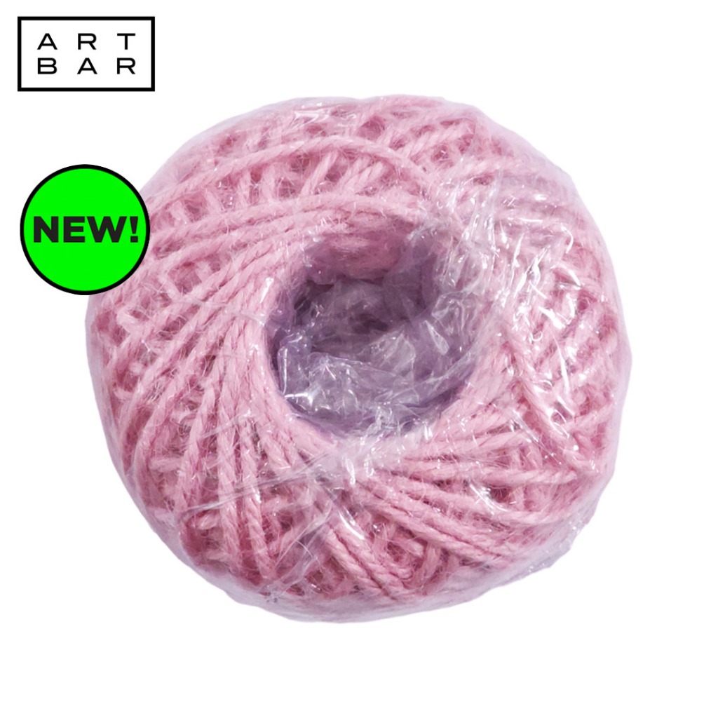 Jute String Roll T20 Light Pink 50 Meters - Art Bar | Shopee Philippines