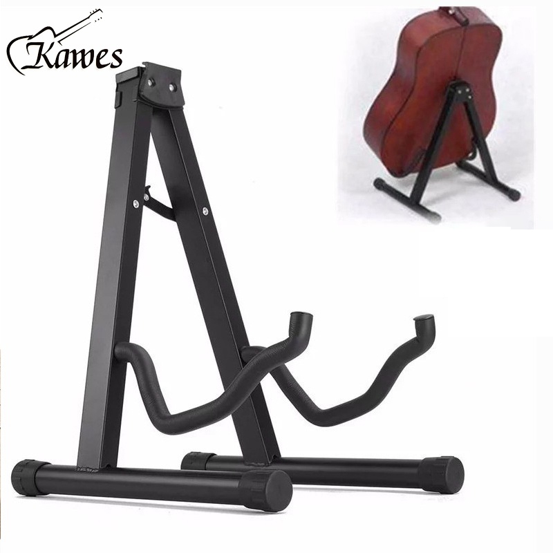 KAWES Guitar Stand (Black) Music Accessories Guitar A-Type Vertical ...