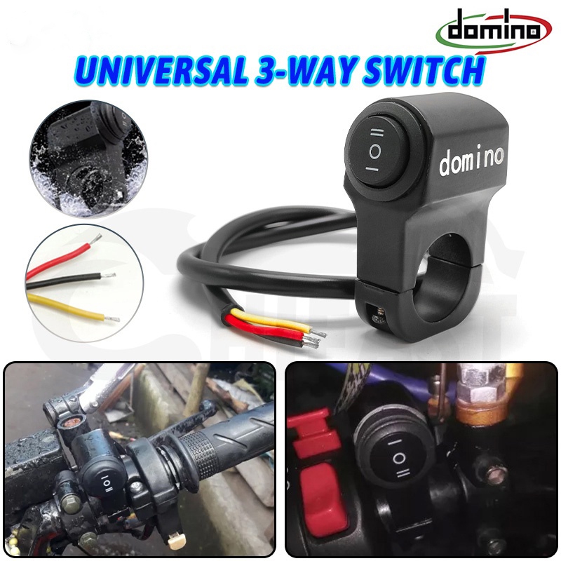 Domino Universal 3 Way Switch ON OFF Mini Driving Light Switch With ...