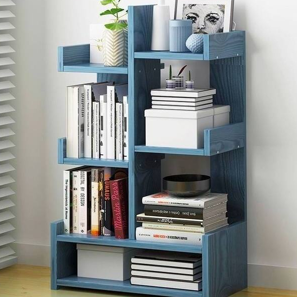 MH 6 Layer Tabletop Shelf Storage Rack Desktop Rack Book Shelf Document ...