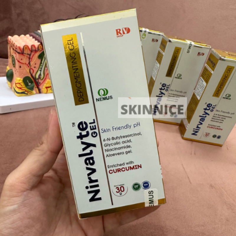 NIRVALYTE gel for melasma darkspots acnemarks (new packaging last photo ...