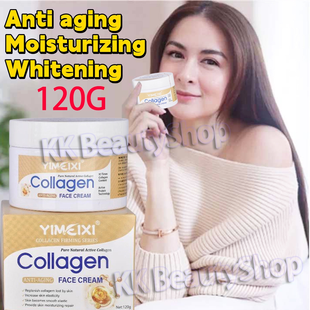 120G Collagen Face Cream Melasma Pekas Remover Anti Aging Whitening ...