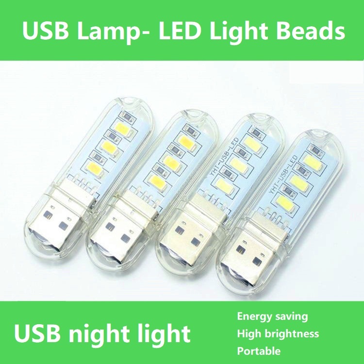 MINI USB LED Book Light DC5V Ultra Bright Reading Book Lamp For Power Bank PC Laptop Notebook ...