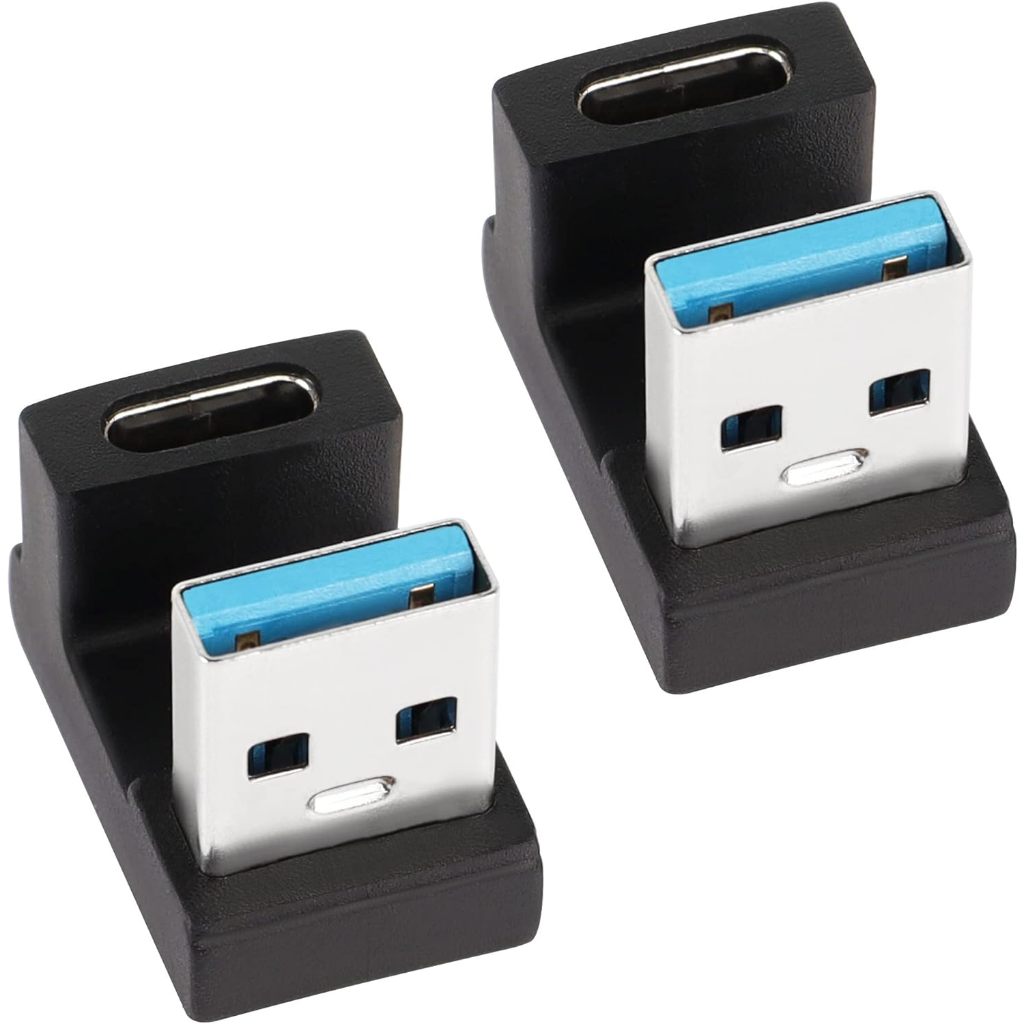 USB 3.1 to USB C Adapter 180 Degree USB A3.1 Male to Type C Female ...