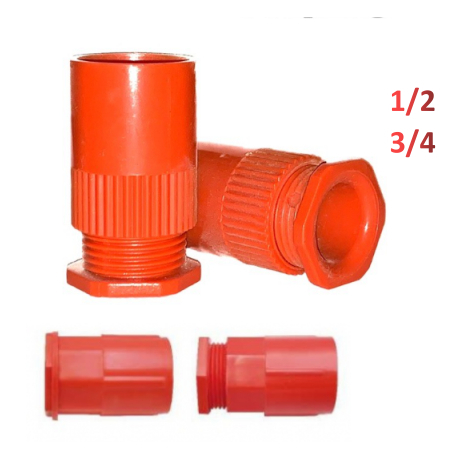 Orange PVC Pipe Connector Fittings Flexible Hose junction utility box ...