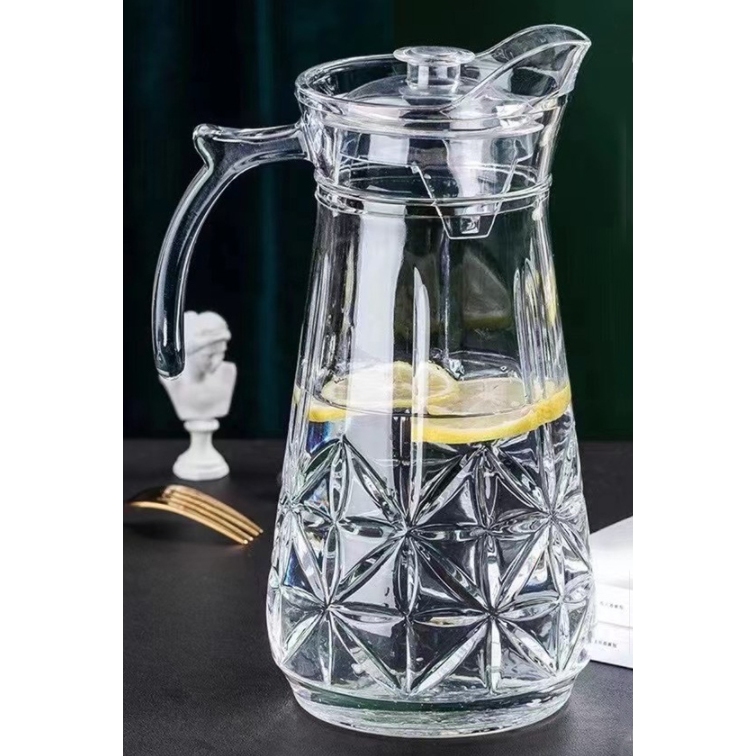DELISOGA YZH-35/L5 YZH-36/L5 | YZH-33/L5 Transparent PITCHER WITH GLASSES SET | Shopee Philippines
