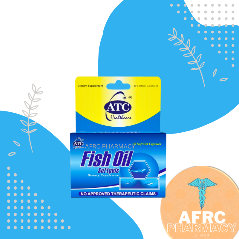 Atc Fish Oil 1000mg Capsule box of 30 | Shopee Philippines
