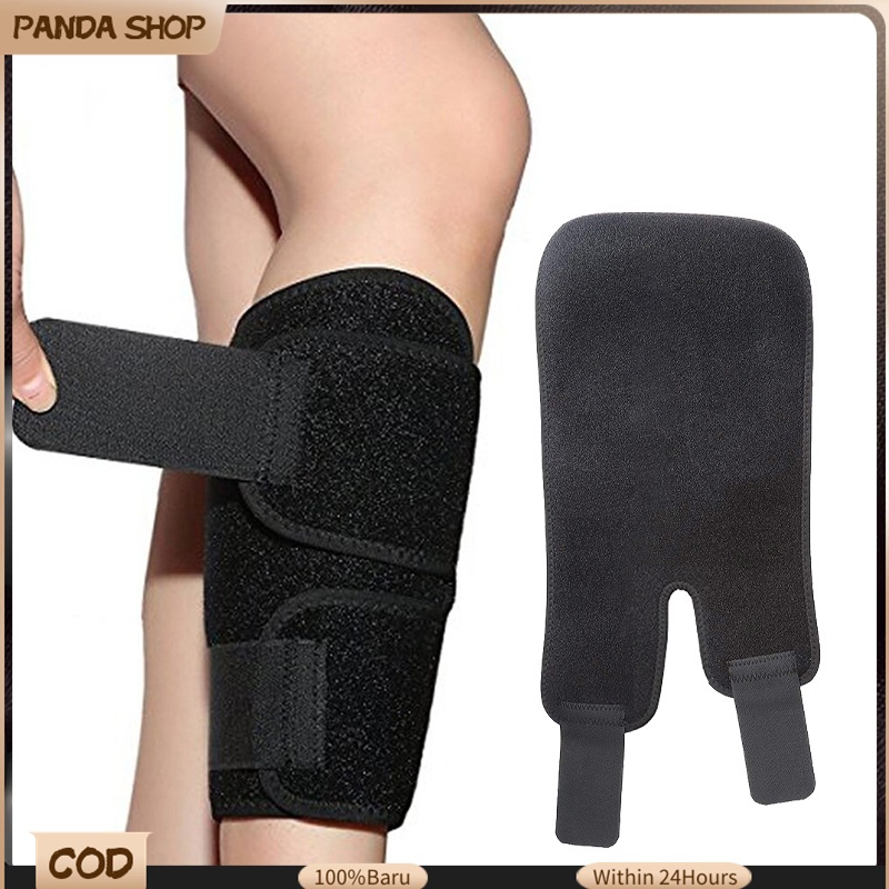 Double Bandage Calf Brace Adjustable Knee Protector Calf Support ...