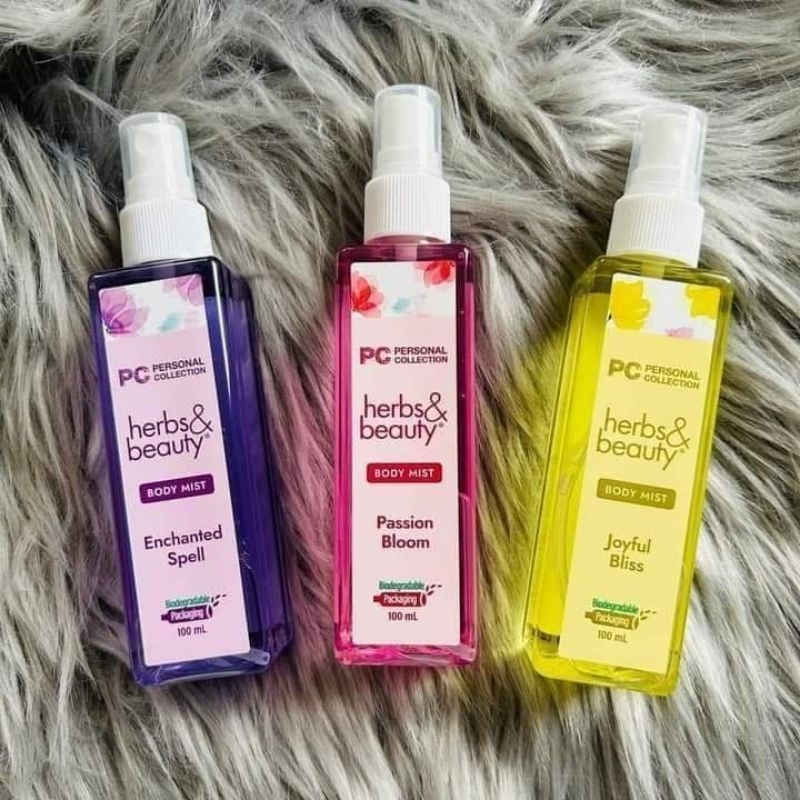 PC HERBS&BEAUTY BODY MIST 100ML | Shopee Philippines