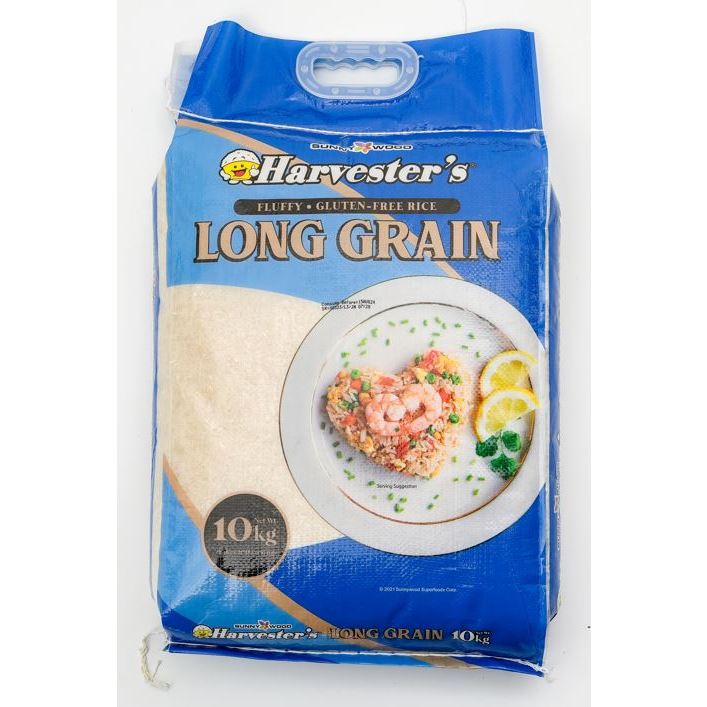 Harvesters Long Grain Rice 10kg (Buhaghag Fluffy Variety) | Shopee ...