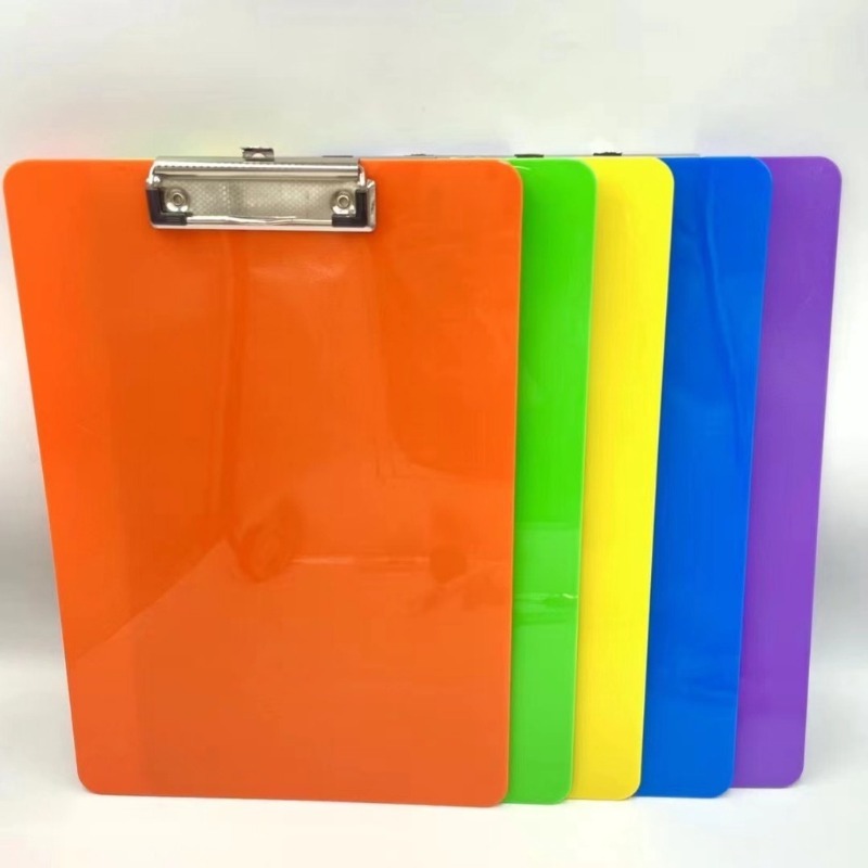 Candy Color Long Clipboard Paper Organizers File Folder Clip Board ...
