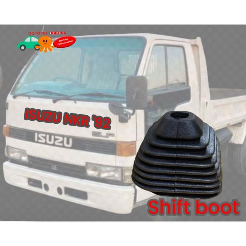 SHIFT BOOT FOR ISUZU NKR ORD. '92 MODEL WITH A DIMENSION OF L 5 1/2 " x ...
