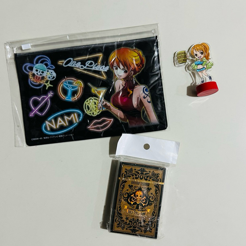One piece Assorted nami merchandise and deck of cards | Shopee Philippines