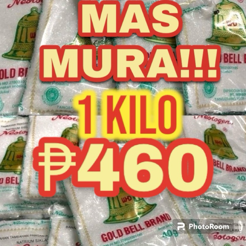 Magic sugar Neotogen Goldbell brand 2 pack/20sachet is 1 kilo | Shopee ...