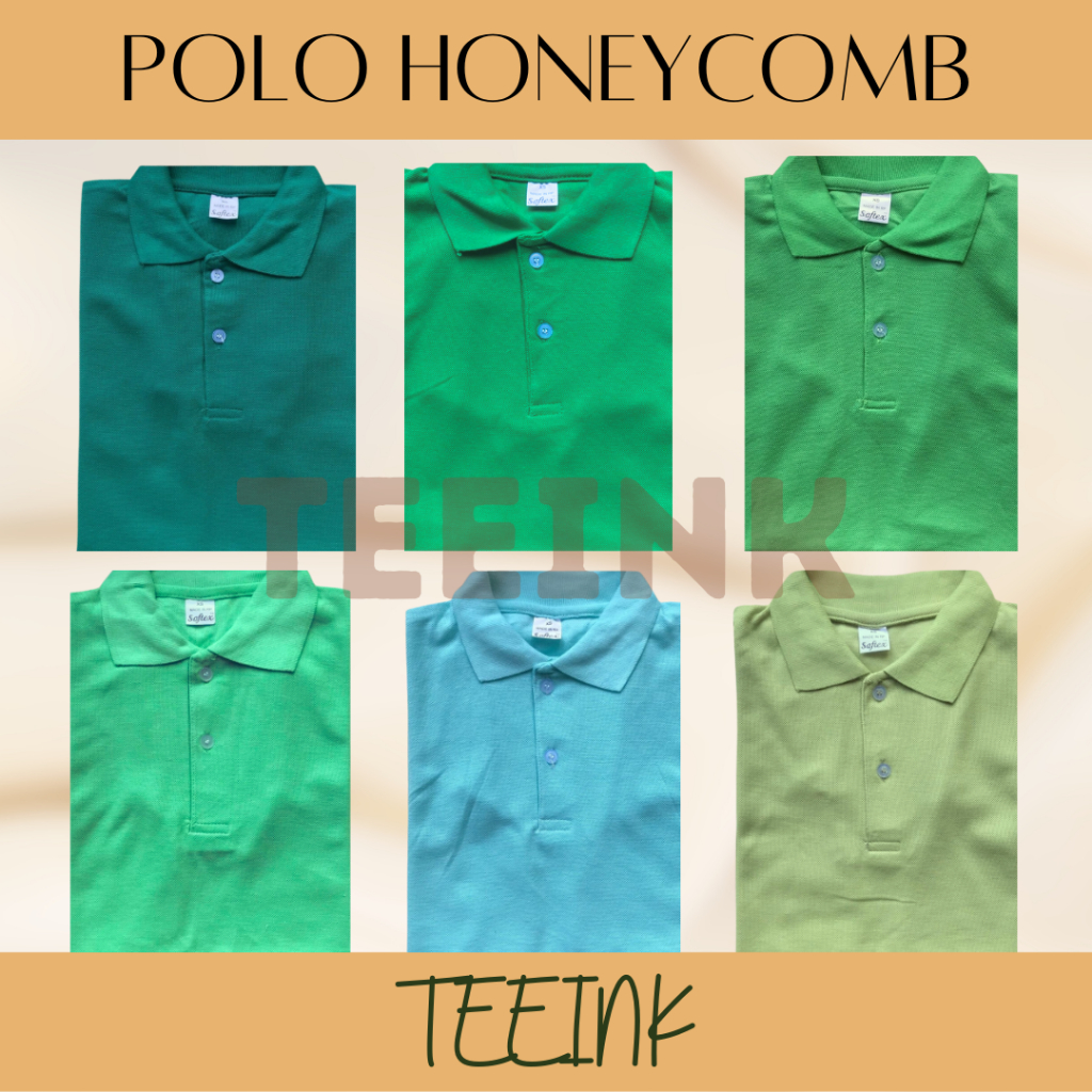 Polo Honeycomb | Softex, Southport, Whistler | Green Color | Shopee ...