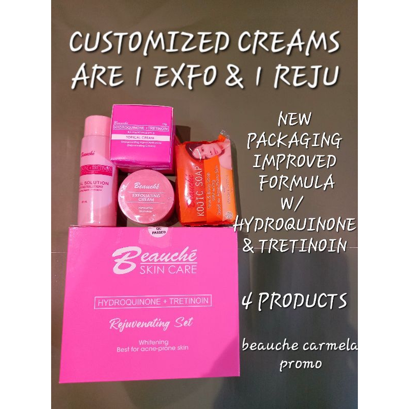 CUSTOMIZED Beauche Rejuvenating Set (Creams are 1 exfoliating and 1 ...