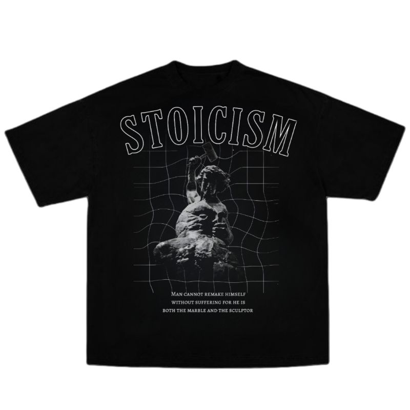 STOIC Clothing™ | Sculptor Tee (BLACK) | Graphic Tshirt | Oversized ...