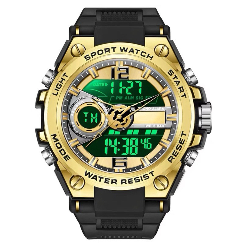 Men’s Digital Dual Time Watch | Shopee Philippines