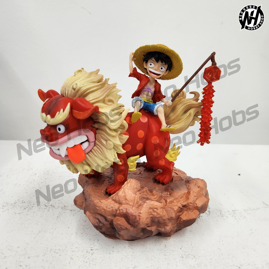 GK SHS KO One Piece WCF Lion Luffy Red Ver | Shopee Philippines