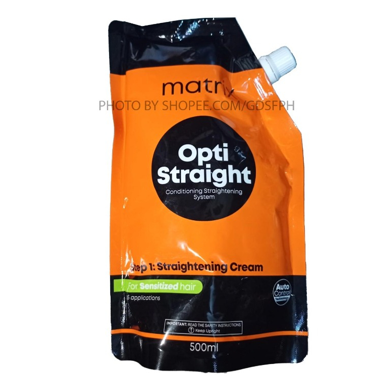 Opti Straight SENSITIZED + CONDITIONING CREAM SET 500ml by Matrix ...