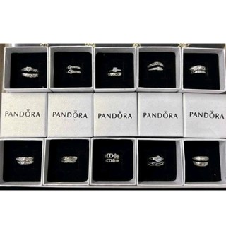 2pcs Couple Wedding Pandora Promise Ring Adjustable Jewelry Rings with ...