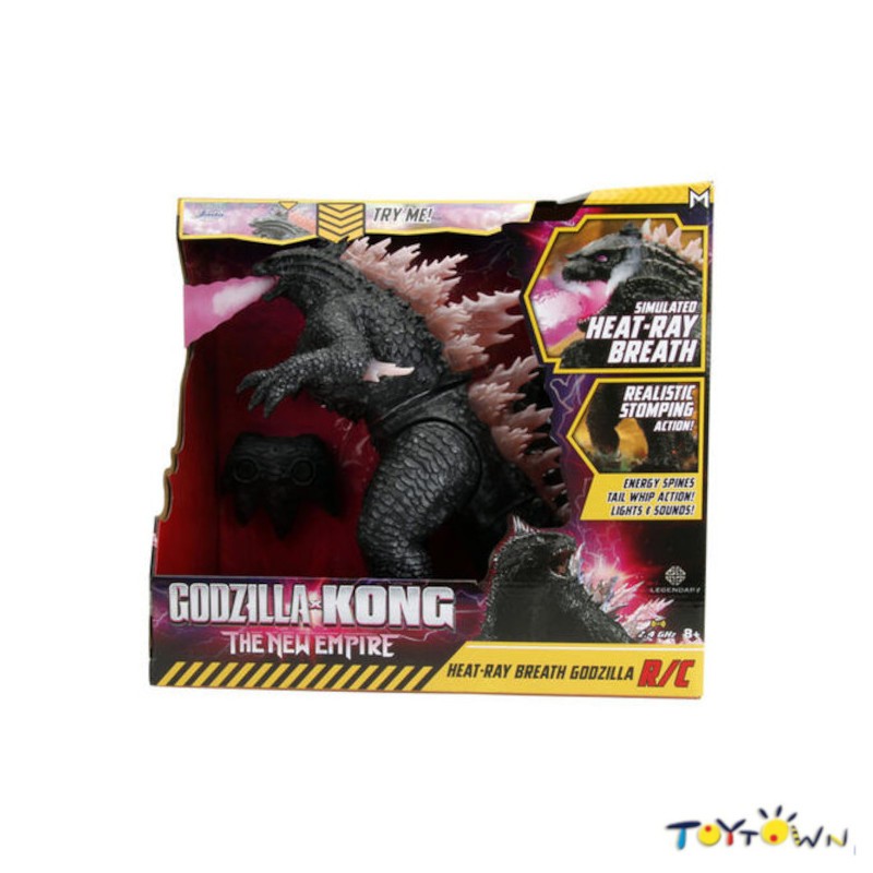 Jada Godzilla X Kong: The New Empire Heat-Ray Breath Godzilla RC ...