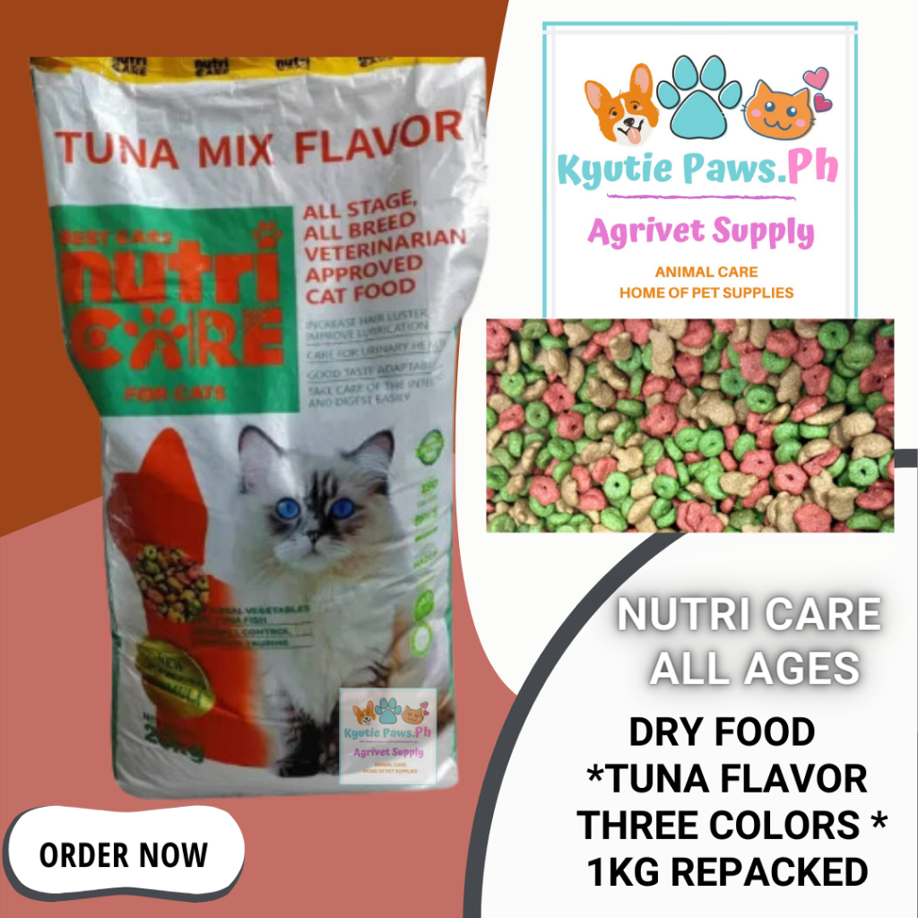 NUTRICARE CAT FOOD ALL LIFE STAGES TUNA MIX 1kg repacked | Shopee ...