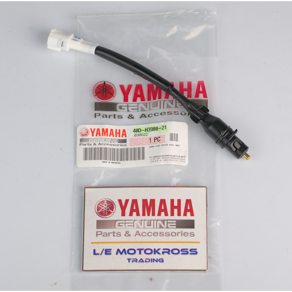 Genuine Original Yamaha Front Left Brake Switch 40D-H3980-21 Aerox V1 ...