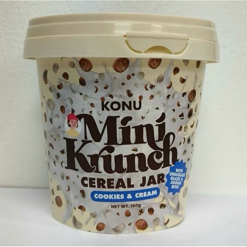 KONU Mini Krunch Cereal Jar NEW MEDIUM 160g | Shopee Philippines
