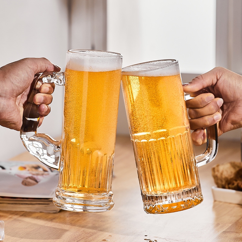 Hercules Beer Cup Large Capacity Craft Draft Beer Cup with Handle ...