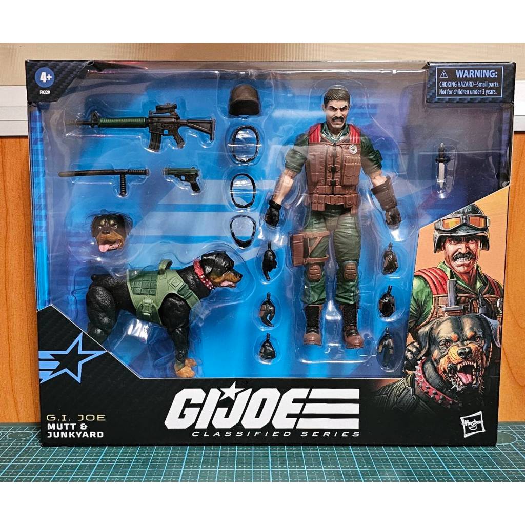 GIJOE Classified 6" Mutt & Junkyard G. I. JOE Classified No 113 Mutt ...