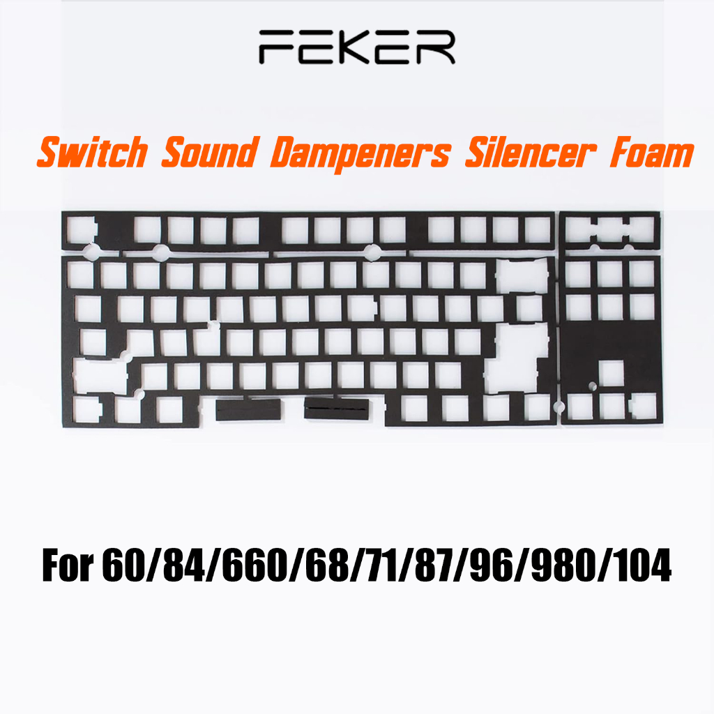 FEKER Keyboard Foam Switch Sound Dampeners Sheet Silencer Foam Silencer ...