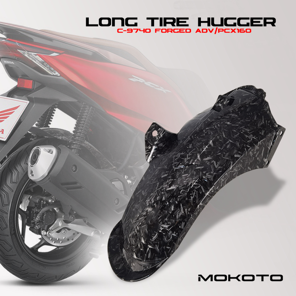MOKOTO TIRE HUGGER LONG REAR FENDER MUD GUARD FOR ADV 160 PCX 160 ...