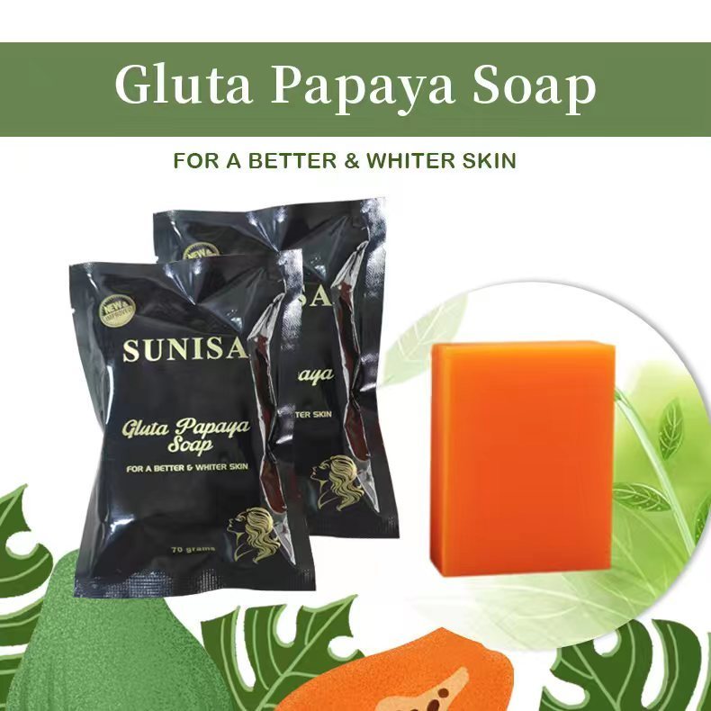 Sunisa Gluta Papaya Soap Trending Whitening Soap | Shopee Philippines