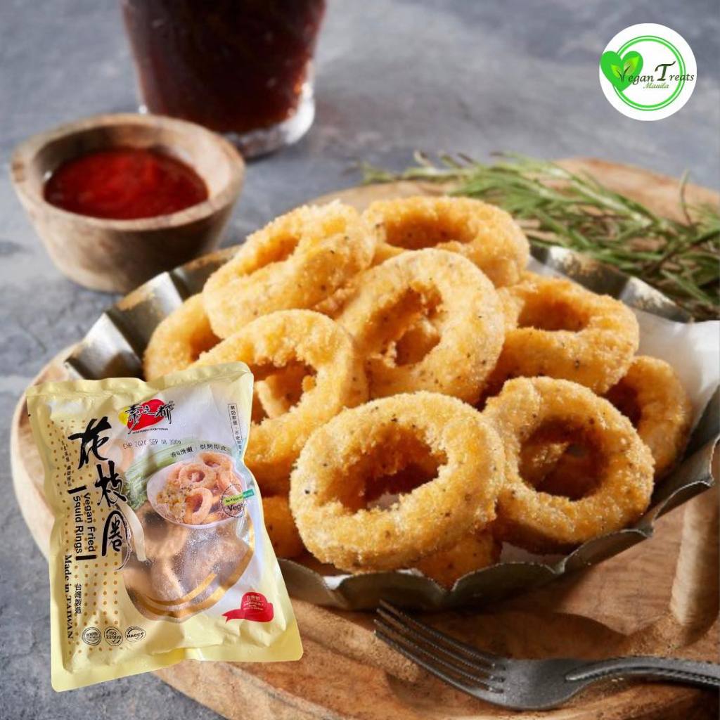 Vegan Squid Rings / Calamari 300g (Plant-based | Dairy & Egg Free ...