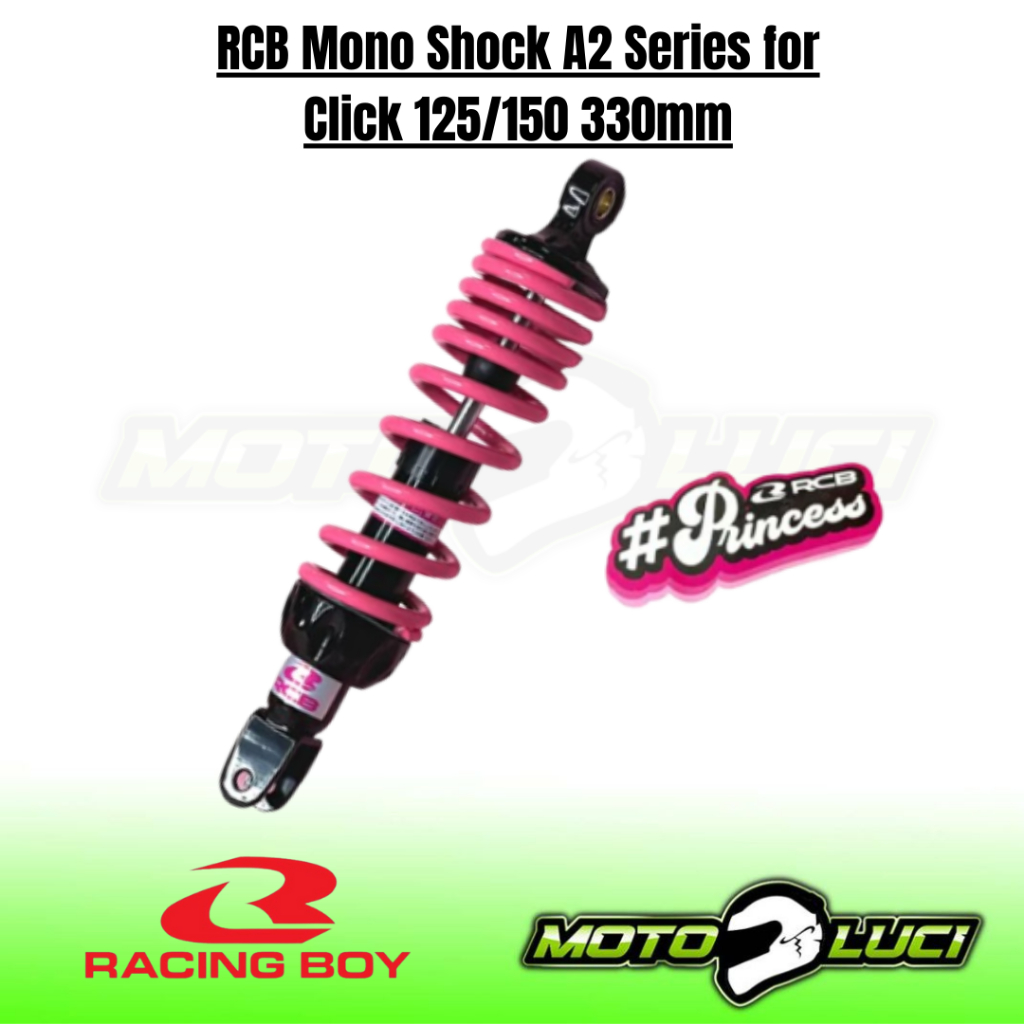 RCB Mono Shock A2 Series for Click 125/150 330mm (Princess Pink ...