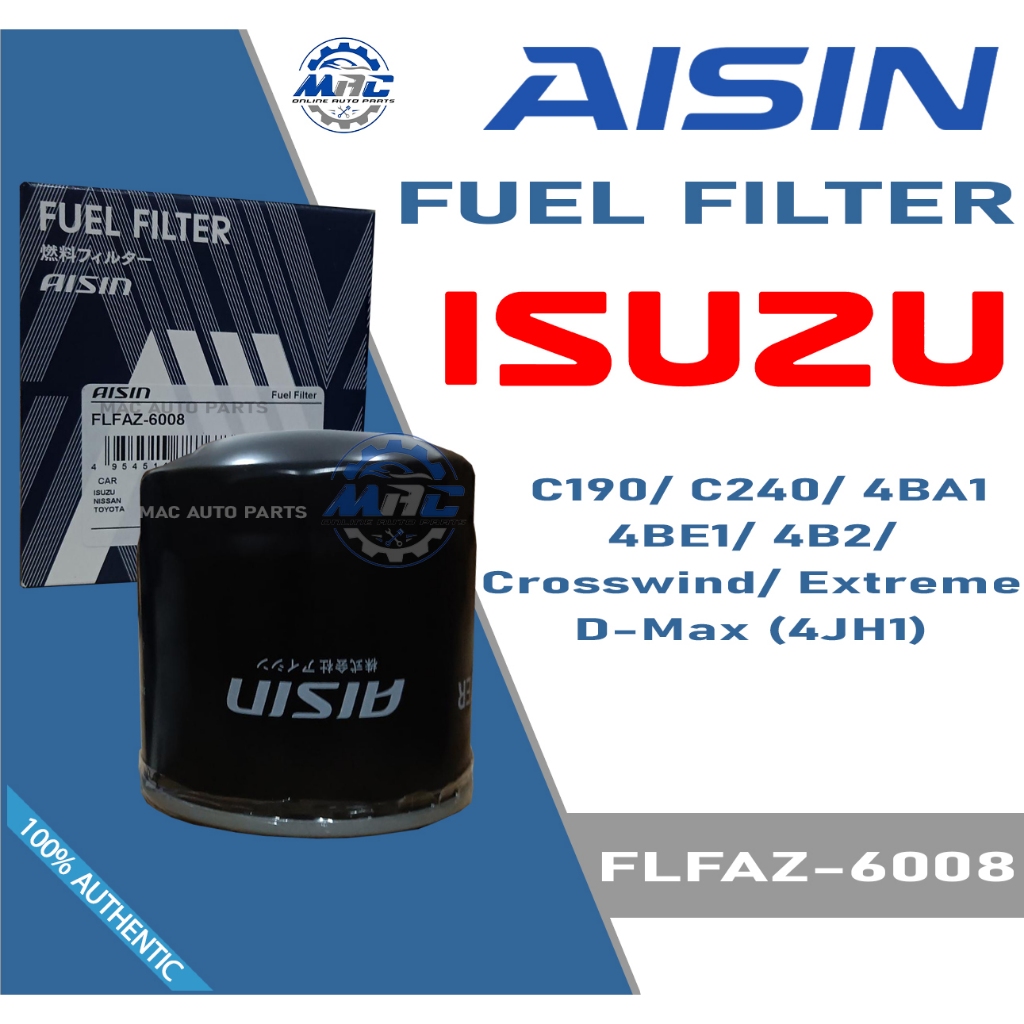 AISIN Fuel Filter FLFAZ-6008 same as FC-208A for ISUZU Crosswind , D ...