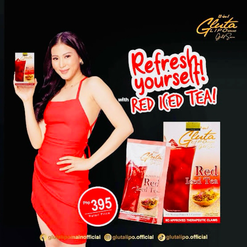 Gluta Lipo Red Ice Tea by Beauty Vault | Shopee Philippines
