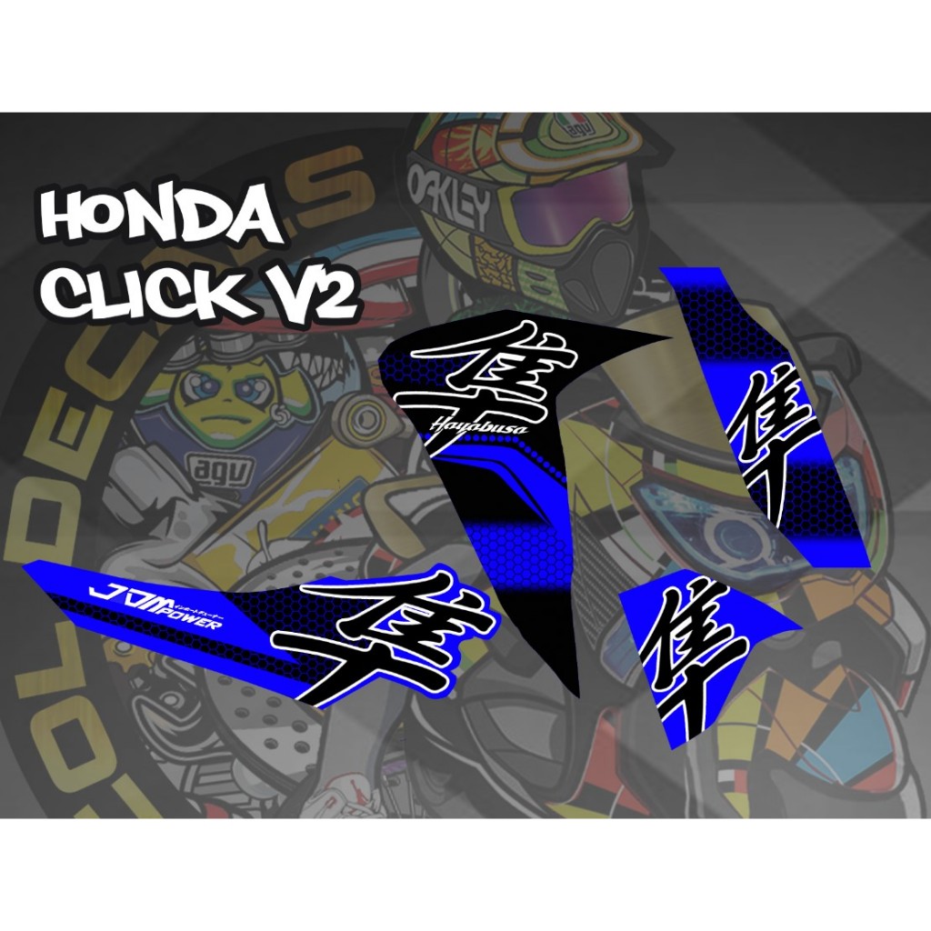 honda click v2 hayabusa decals | Shopee Philippines