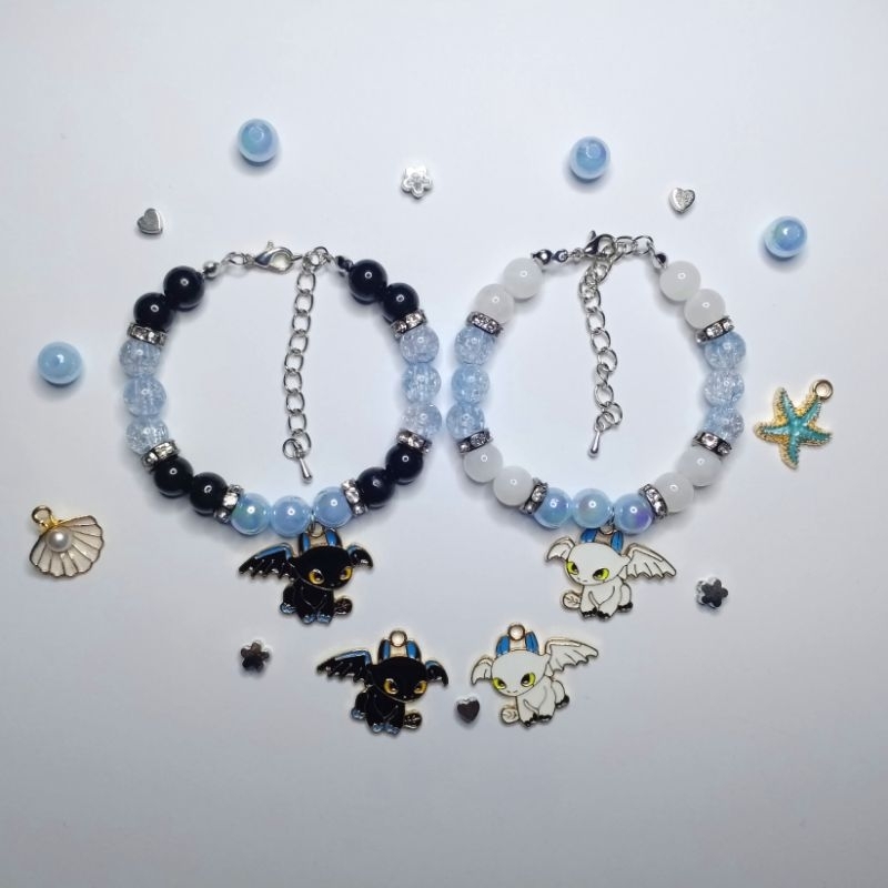 Toothless & Light Fury Couple Bracelet from the movie 'How to Train ...