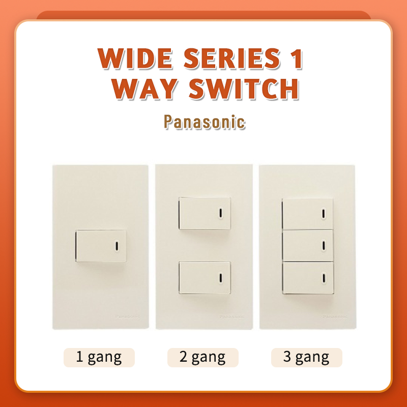 ORIGINAL PANASONIC SWITCH 1 / 2 / 3 GANG 1-2 WAY SWITCH | Shopee ...