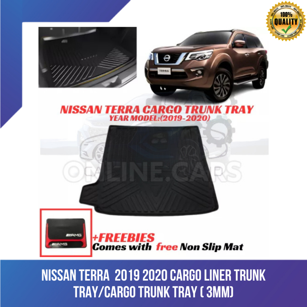 CPA Nissan Terra 2019 2020 Cargo Liner Trunk Tray/Cargo Trunk Tray (9035) | Shopee Philippines