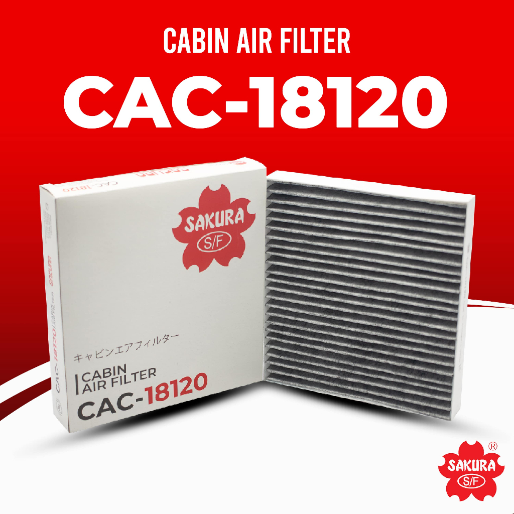 Sakura Cabin Air Filter CAC-18120 (w/ Activated Carbon) | Shopee ...