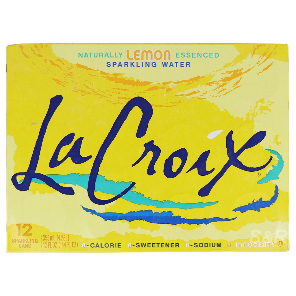 La Croix Lemon Sparkling Water 12x355mL | Shopee Philippines