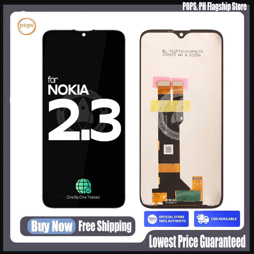 Nokia LCD Nokia 2.3 LCD Touch Screen Display Frame Assembly for ...