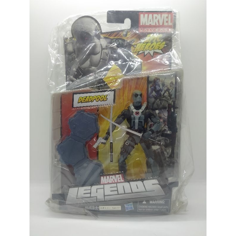 Hasbro Marvel Legends Epic Heroes Gray Deadpool | Shopee Philippines