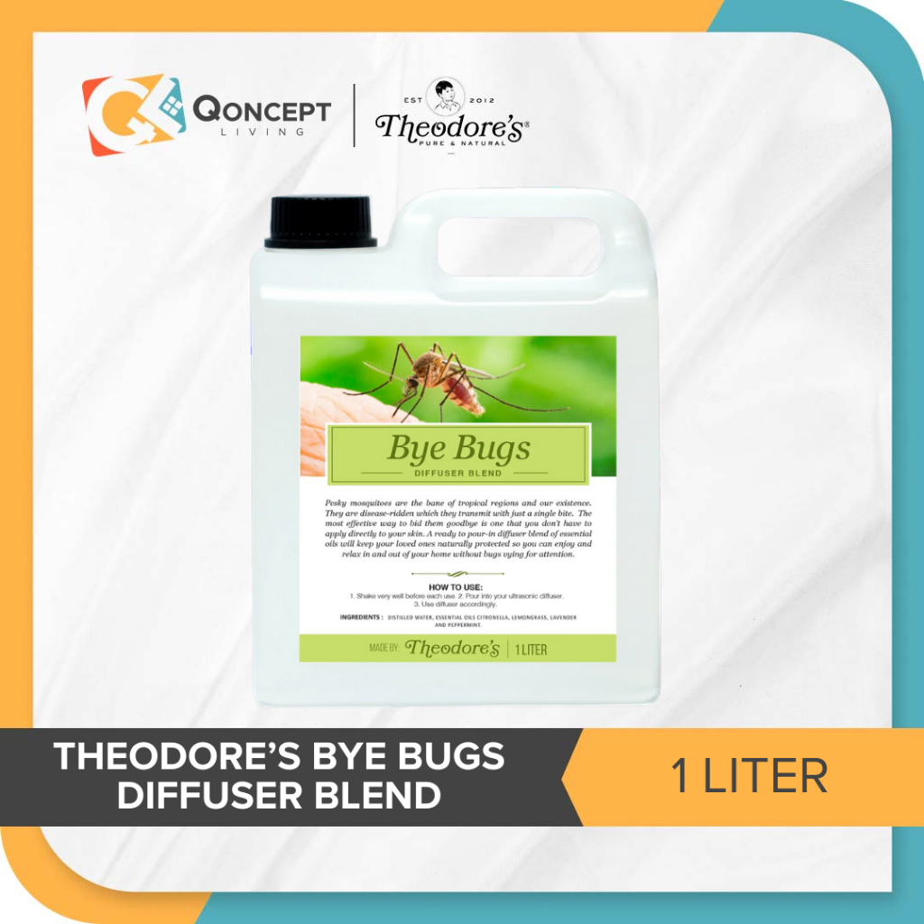 THEODORE's by Qoncept Bye Bugs Diffuser Blend 1L | Shopee Philippines